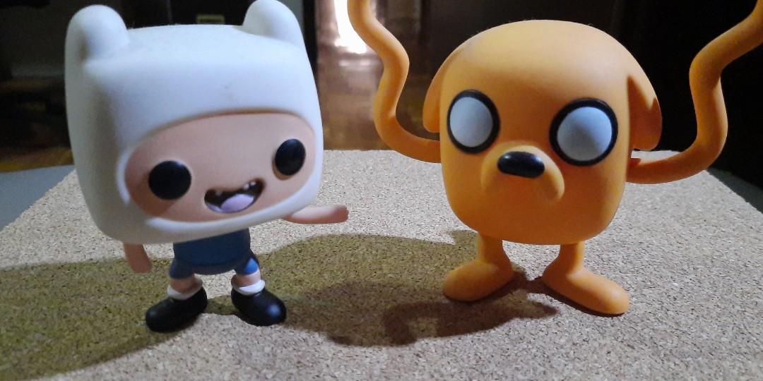 Finn and Jake Funko Pop, Hobbies & Toys, Toys & Games on Carousell