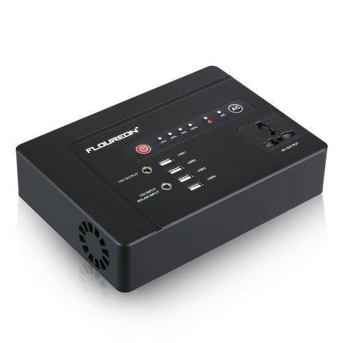 Floureon Power Bank 146Wh AC 230v Portable Power Station with 4 USB ...