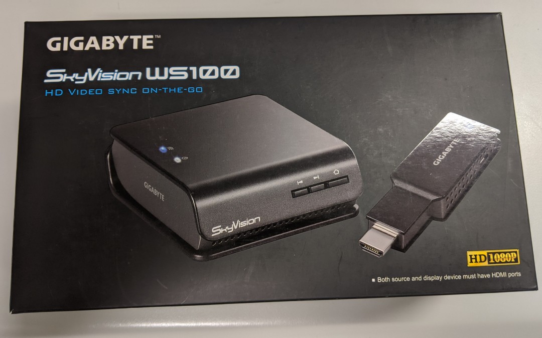 Gigabyte SkyVision WS100 wireless Hdmi transmitter, 電腦＆科技, 電腦周邊及配件 ...