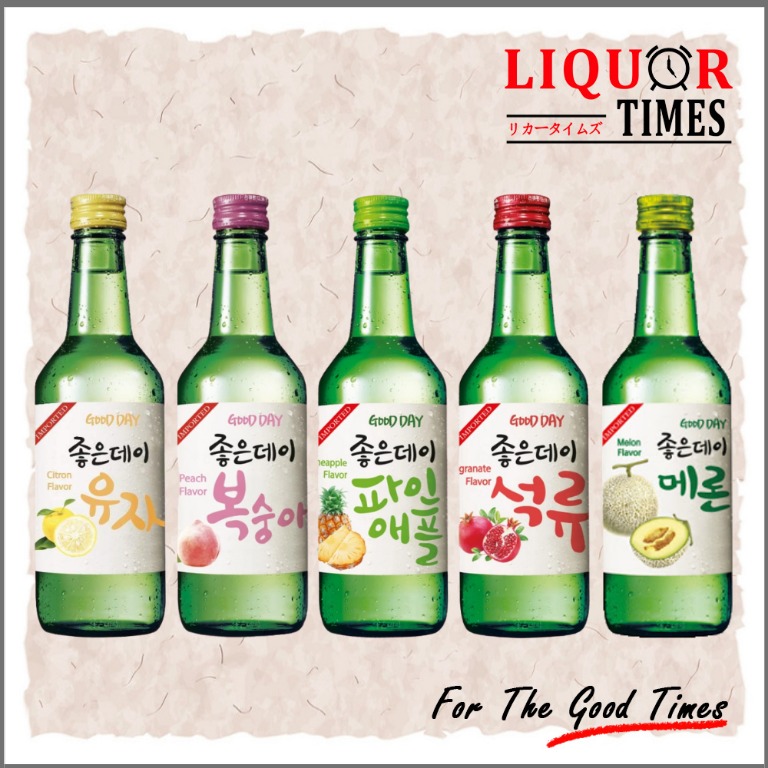 Good Day Soju [5 Pack], Food & Drinks, Alcoholic Beverages on Carousell