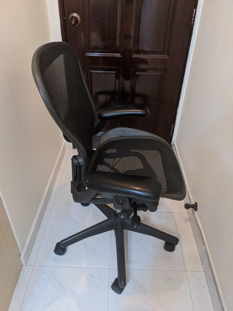 Herman Miller Aeron, Type B, fully loaded, Furniture & Home Living ...