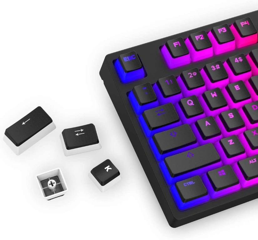 HJCV DIERYA x KEMOVE PBT Double Shot Pudding Keycaps, Computers & Tech ...