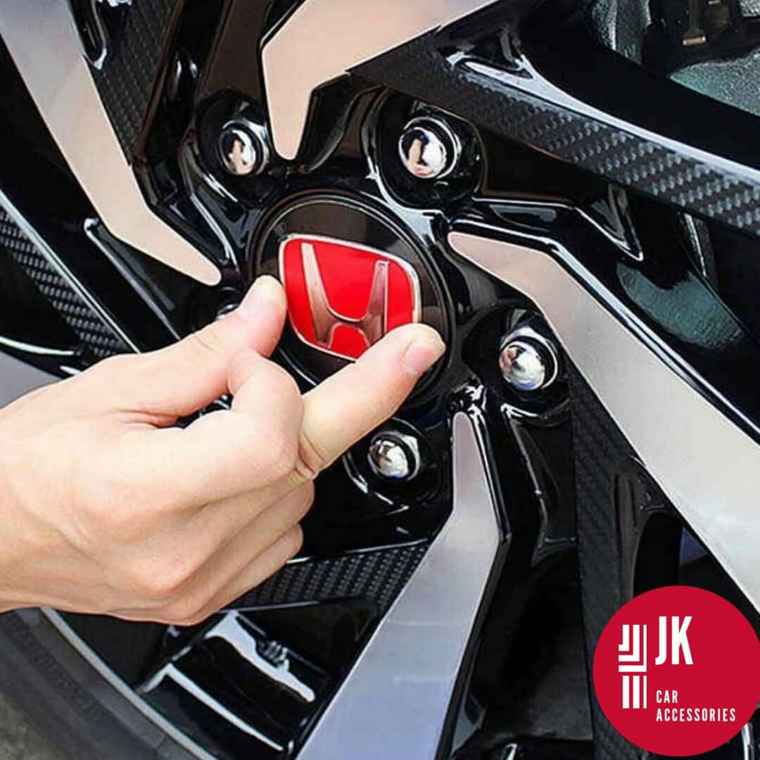 Honda Red H Center Wheel Caps, Car Parts & Accessories, Mags and Tires ...