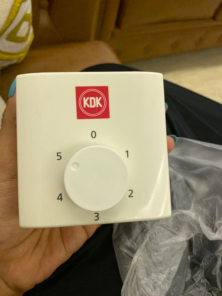 KDK Ceiling fan regulator, Furniture & Home Living, Lighting & Fans ...
