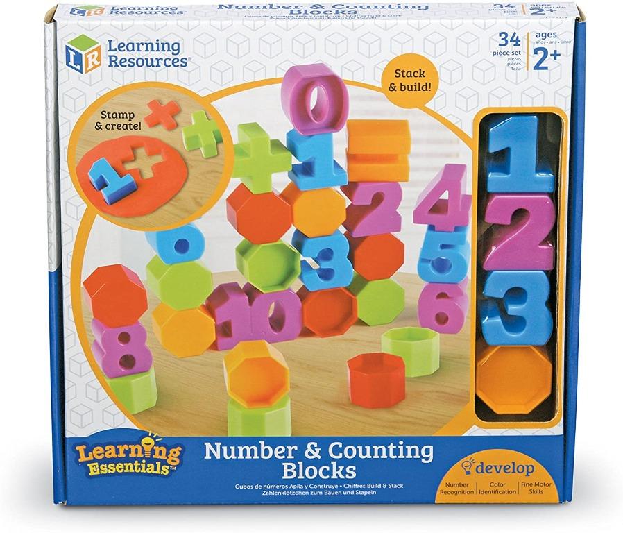 Learning Resources Numbers and Counting Blocks (33 Piece), Hobbies ...