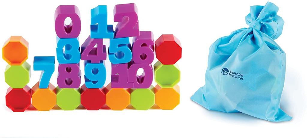 Learning Resources Numbers and Counting Blocks (33 Piece), Hobbies ...