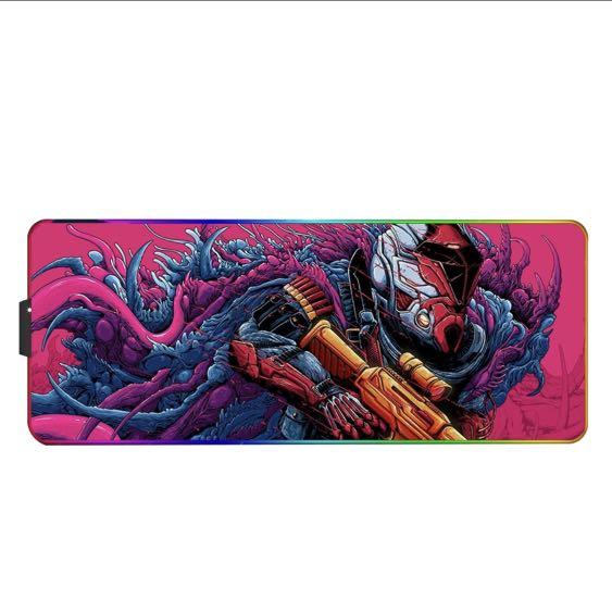 LED mousepad (Monster and gore), Computers & Tech, Parts & Accessories ...