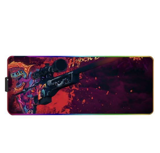 LED mousepad (Monster and gore), Computers & Tech, Parts & Accessories ...