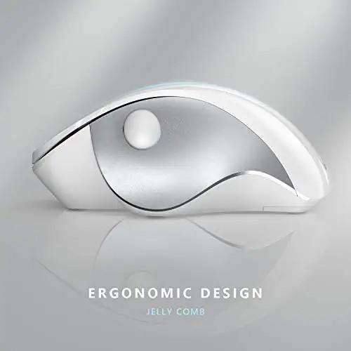 (M1936) Wireless Mouse, Jelly Comb MV021 Ergonomic 2.4Ghz Wireless ...