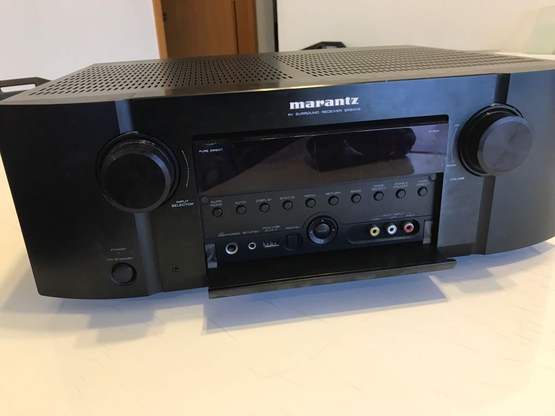 Marantz SR5005 + surround speakers, Electronics, Audio on Carousell