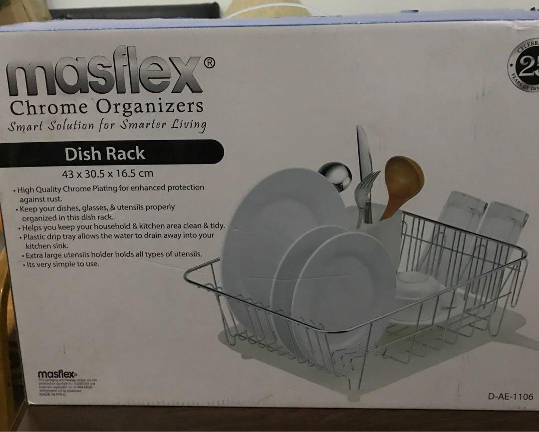 Masflex Dish Rack, Furniture & Home Living, Kitchenware & Tableware ...
