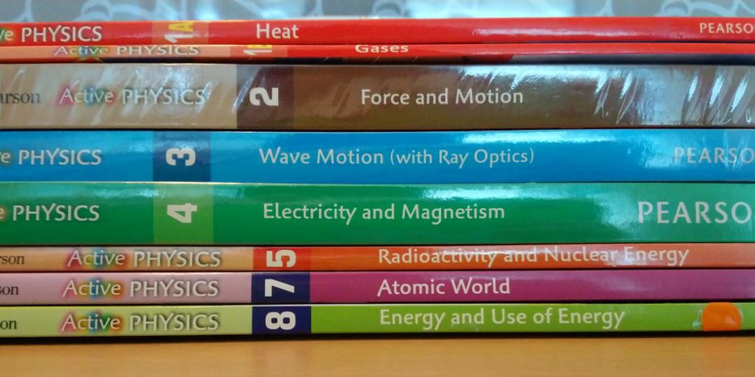 Pearson Active Physics Book 1-5,7-8, 興趣及遊戲, 書本 & 文具, 教科書 - Carousell