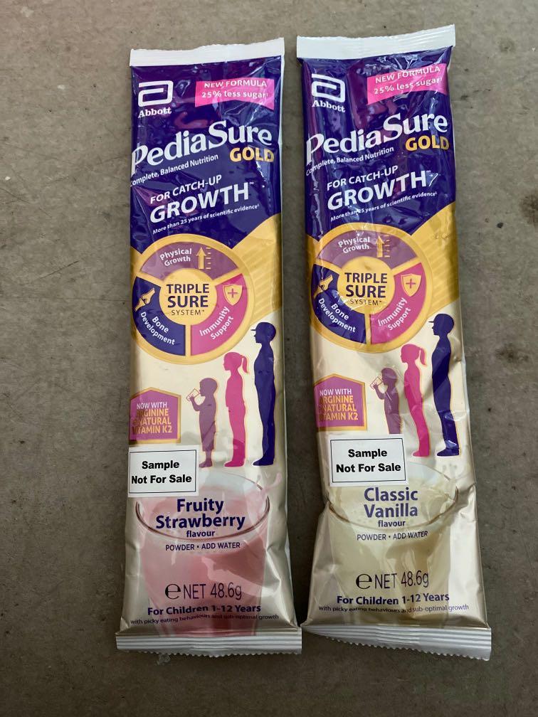 Pediasure Sachet x2, Babies & Kids, Nursing & Feeding, Breastfeeding ...