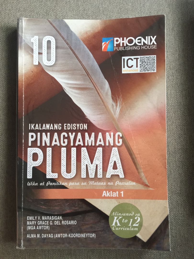 Pluma kto12 for grade 10 book 1 and book 2 (phoenix), Hobbies & Toys ...