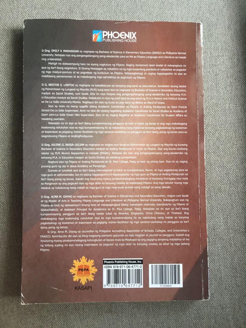 Pluma kto12 for grade 10 book 1 and book 2 (phoenix), Hobbies & Toys ...