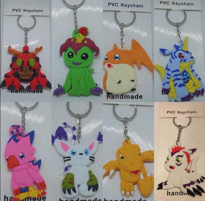 PVC Keychains Digimon / Pokemon, Hobbies & Toys, Collectibles ...