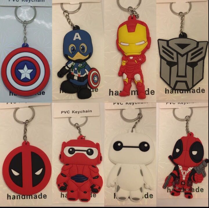 PVC Keychains Marvel / DC, Hobbies & Toys, Collectibles & Memorabilia ...