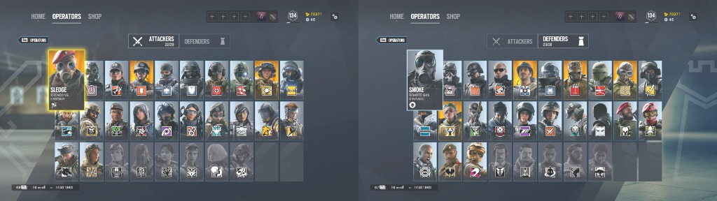 Rainbow Six Siege Account, Lvl 134 70k Renown 46 R6 Credits, Video ...