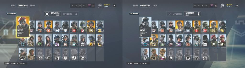 Rainbow Six Siege Account, Lvl 134 70k Renown 46 R6 Credits, Video ...