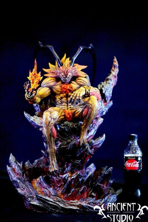RARE Custom Final Fantasy Ifrit Statue, Hobbies & Toys, Toys & Games on ...