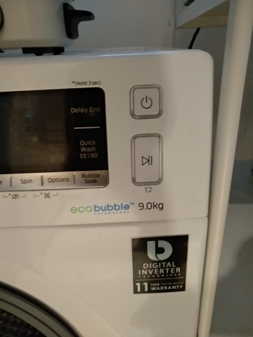 Samsung Digital Inverter Eco Bubble, TV & Home Appliances, Washing ...