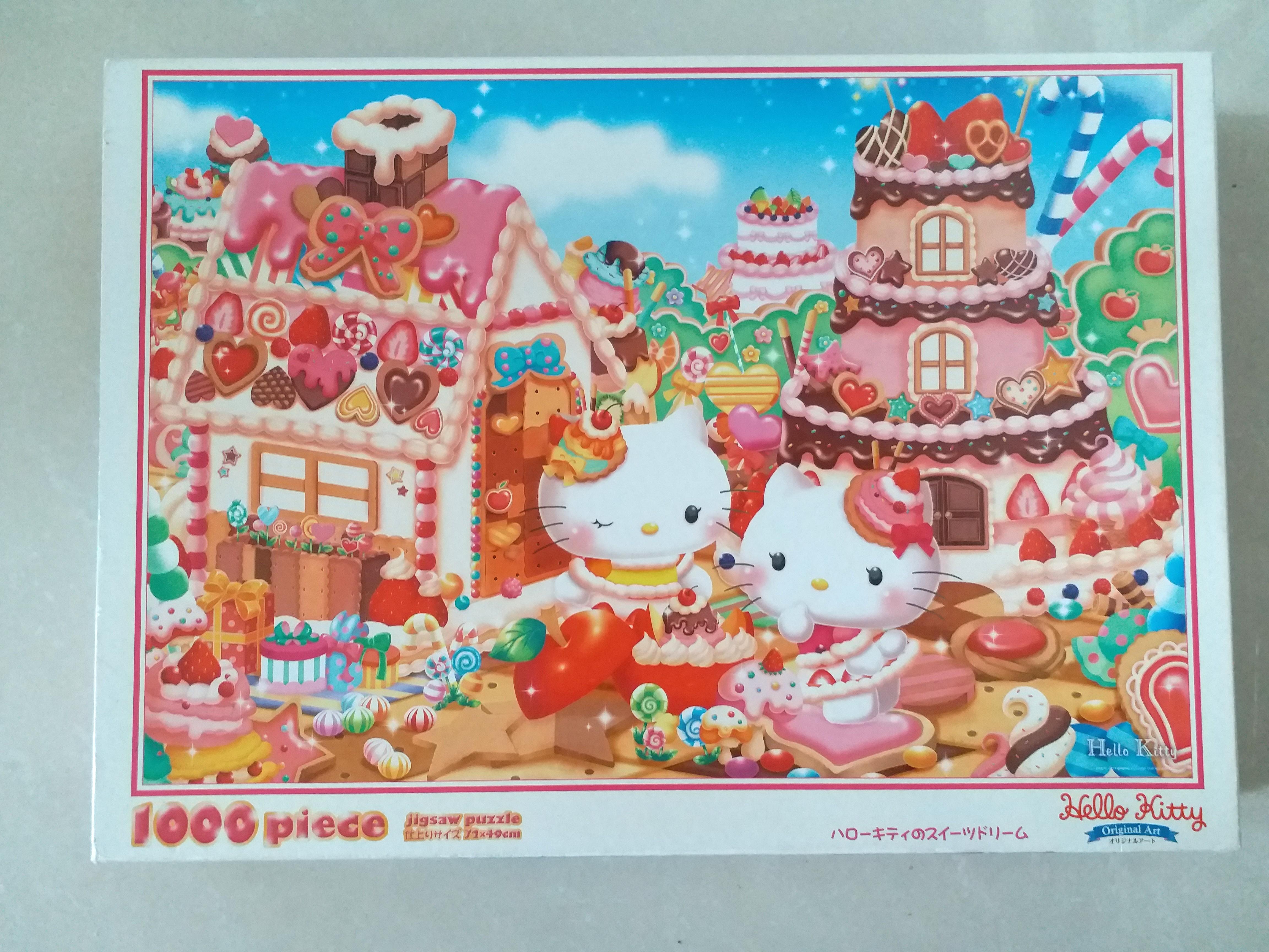 Sanrio Hello Kitty 1000 piece Jigsaw Puzzle, 興趣及遊戲, 玩具 & 遊戲類 - Carousell