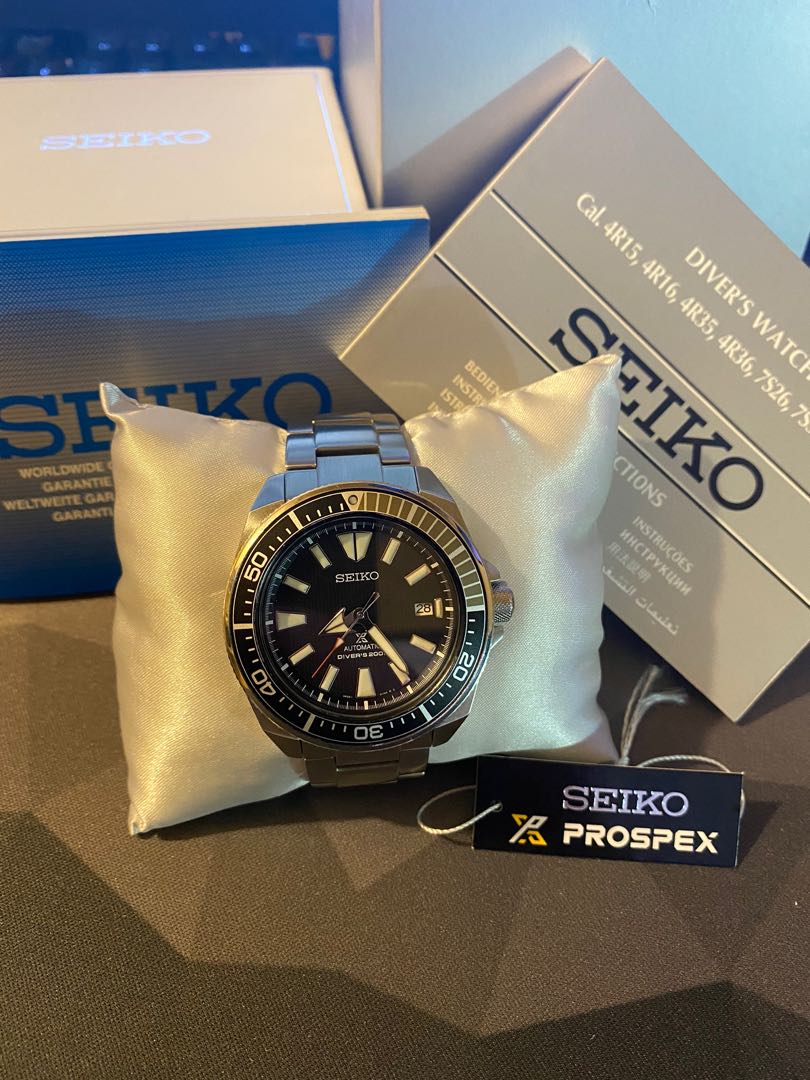 Seiko Black Samurai SRPB51K1, Men's Fashion, Watches & Accessories ...