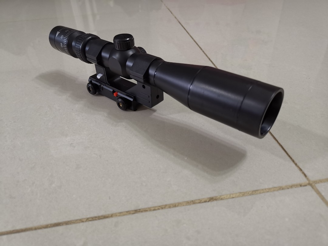 Sniper scope toy with red dot light, nerf mod, Hobbies & Toys, Toys ...