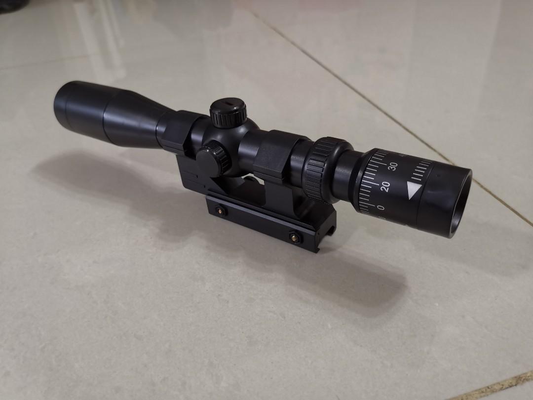 Sniper scope toy with red dot light, nerf mod, Hobbies & Toys, Toys ...