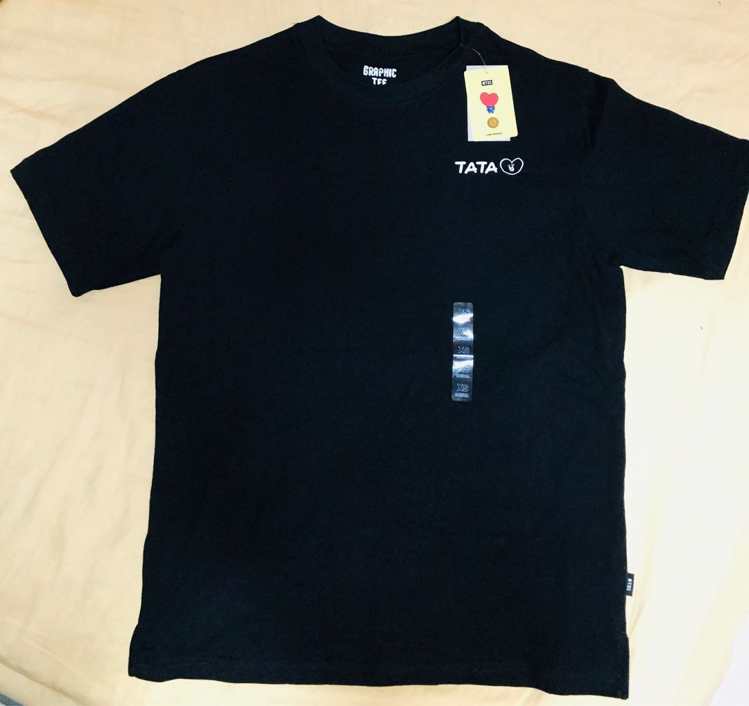 SPAO BT21 Tata Drawing T-shirt, Women's Fashion, Tops, Shirts on Carousell