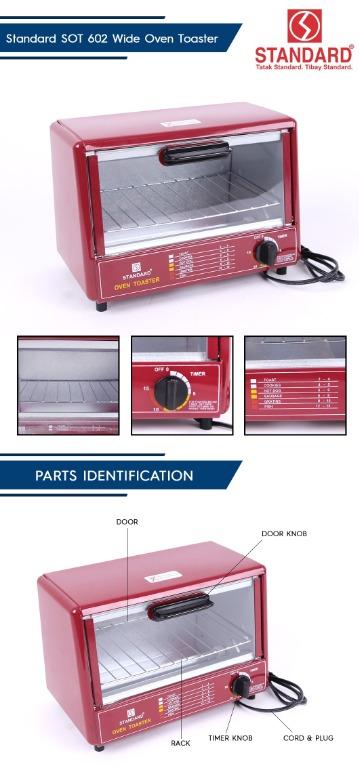 Standard Oven Toaster SOT-602, Furniture & Home Living, Kitchenware ...