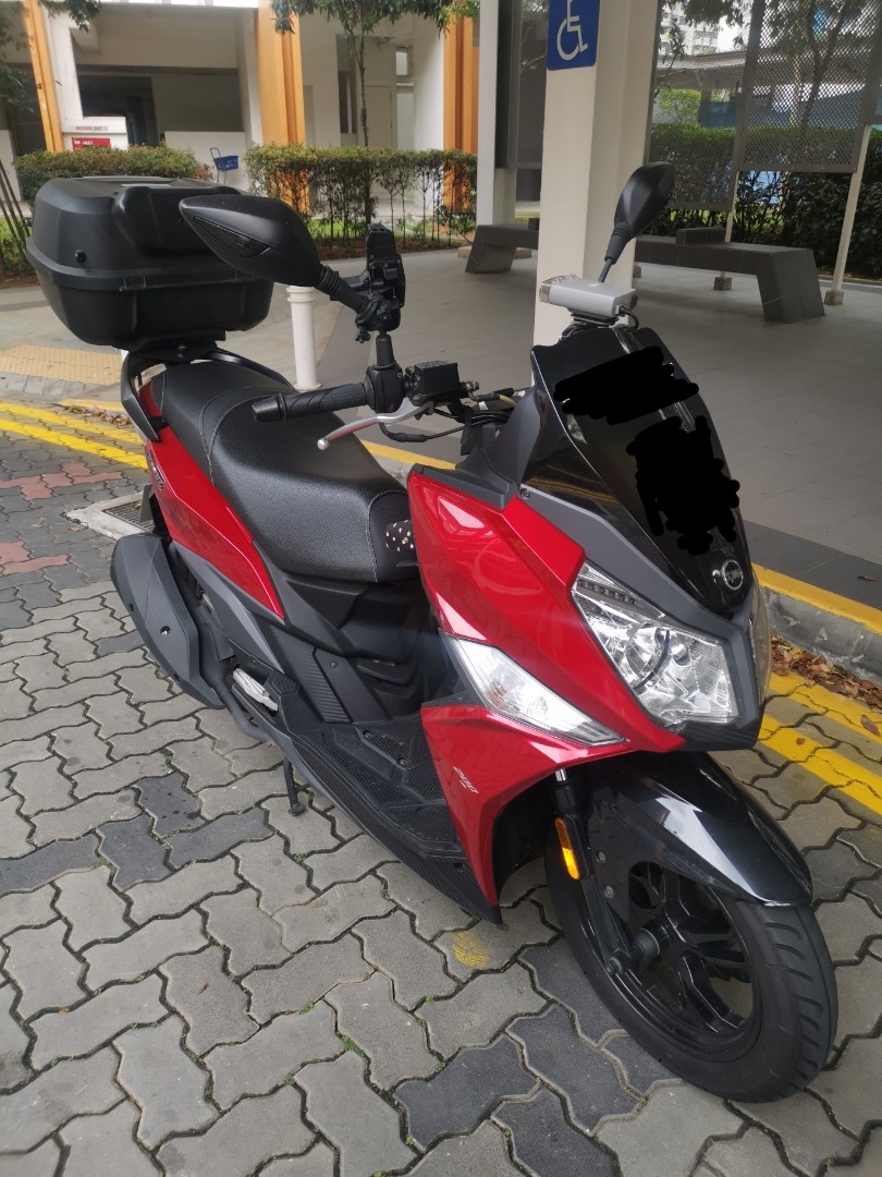 SYM JET 14 200cc (ABS front and back) (slight nego), Motorcycles ...