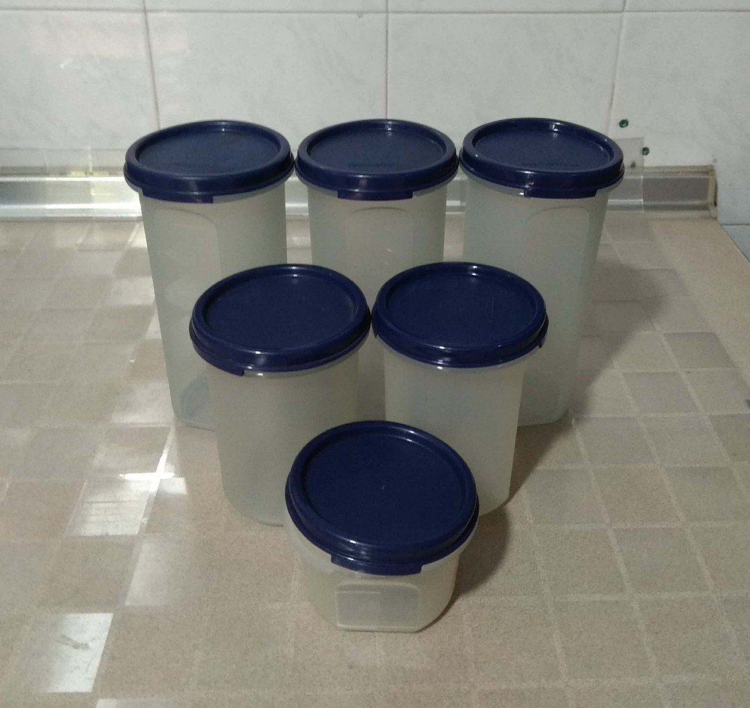 Tupperware Modular Mate Round (6), Furniture & Home Living, Kitchenware ...