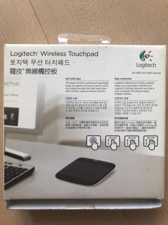 95% 新 logitech wireless touchpad 羅技 無線觸控板 mouse pad 2.4Hz, 電腦＆科技, 電腦周邊及 ...
