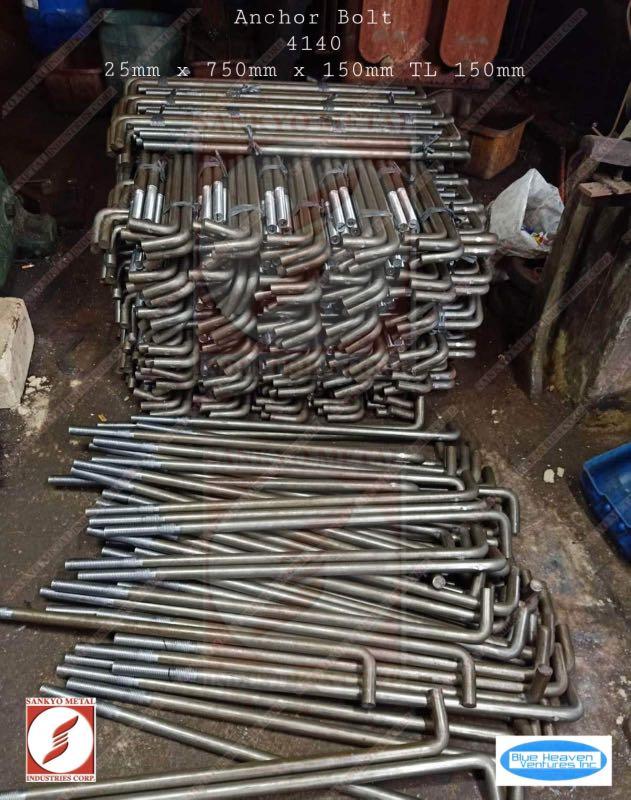 Anchor bolt , sag rod and stud bolt A325 , 4140, 304 , A307 , 1045 , 8. ...