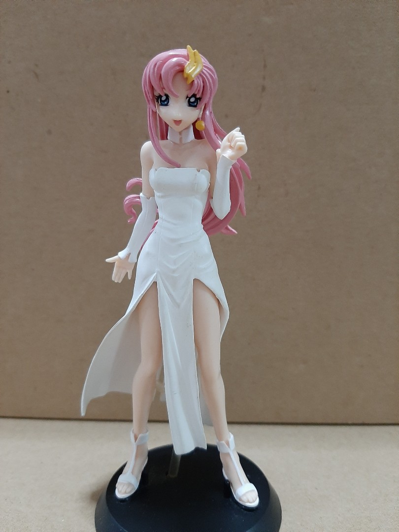 BANDAI Gundam Seed Heroine Lacus Clyne in Pink Figure, Hobbies & Toys, Toys & Games on Carousell