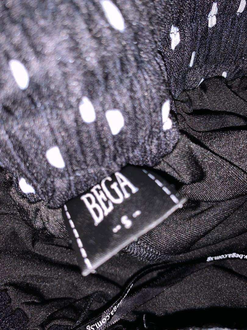 BEGA BLACK POLKA DOT WIDE LEG SHORTS, Women's Fashion, Bottoms, Other ...