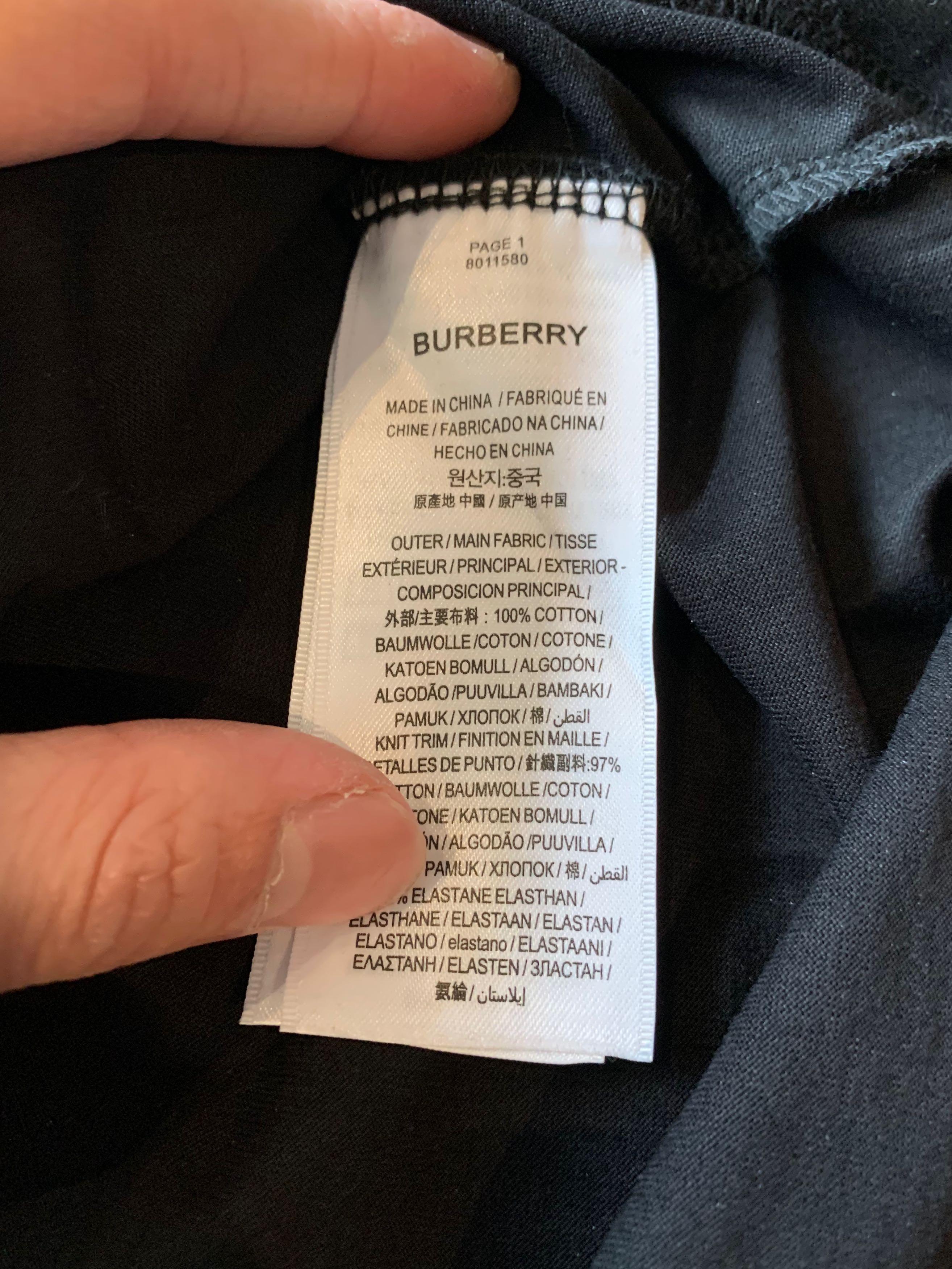 Burberry Monogram Motif T-shirt, Luxury, Apparel, Men's on Carousell