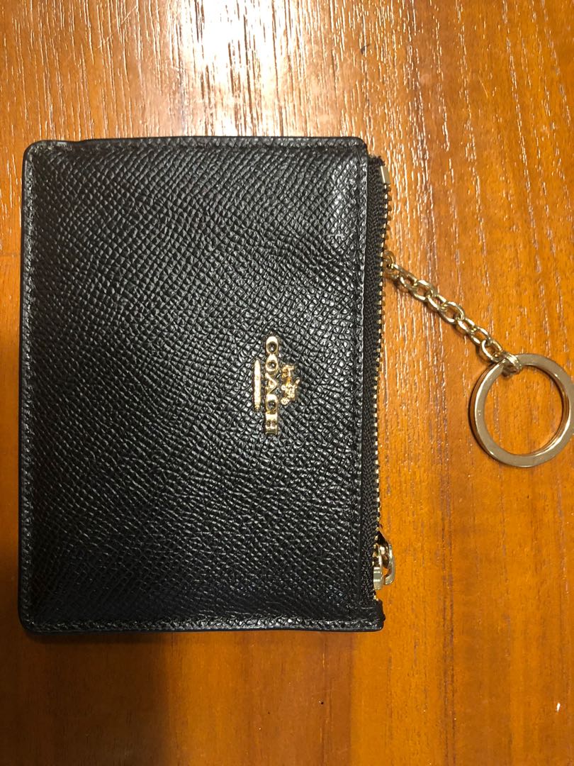 Coach key and card holder, Women's Fashion, Bags & Wallets, Wallets ...