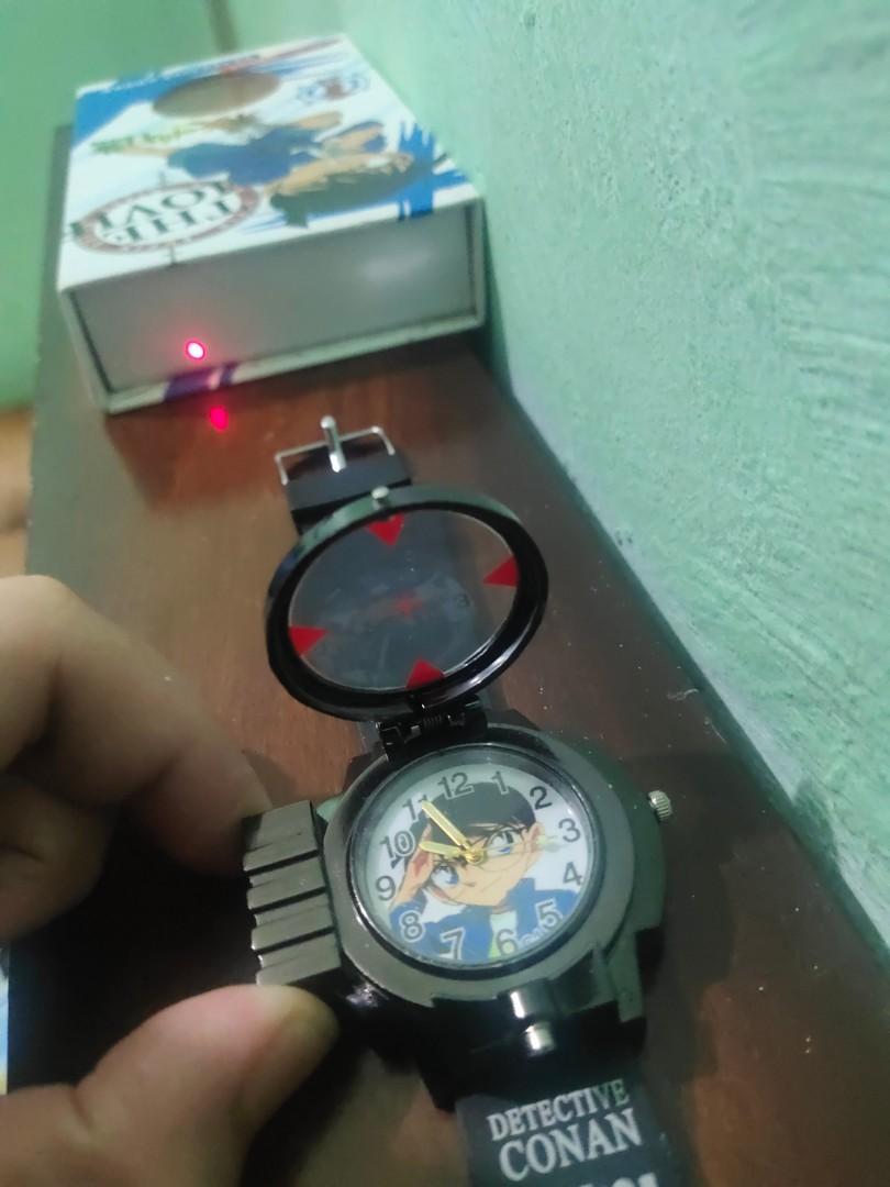 Detective Conan Watch with laser, Luxury, Watches on Carousell