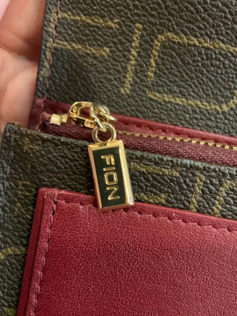 FION short wallet, Luxury, Bags & Wallets on Carousell