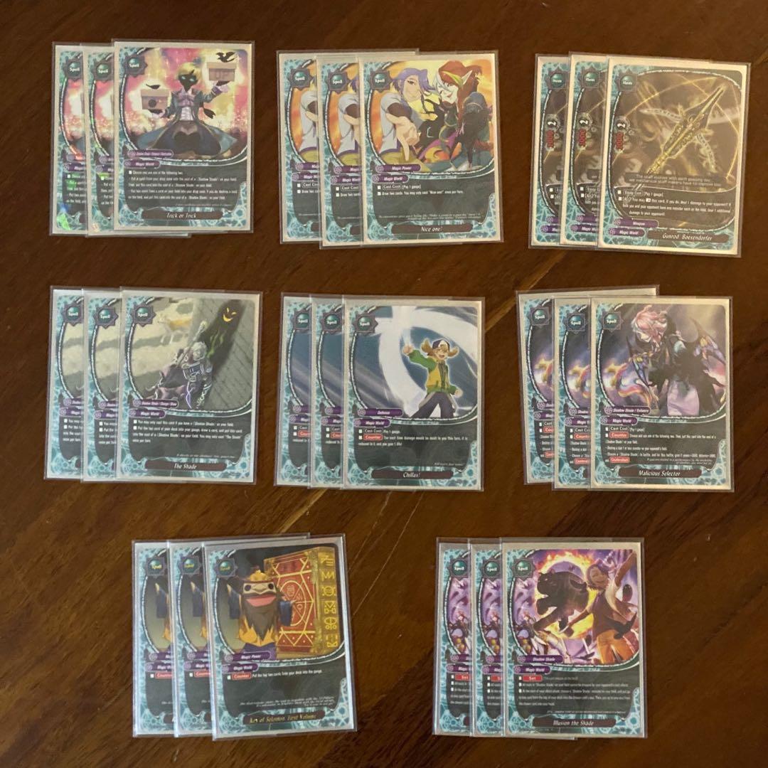 FUTURECARD BUDDYFIGHT Magic World, Shadow Shade deck, Hobbies & Toys ...