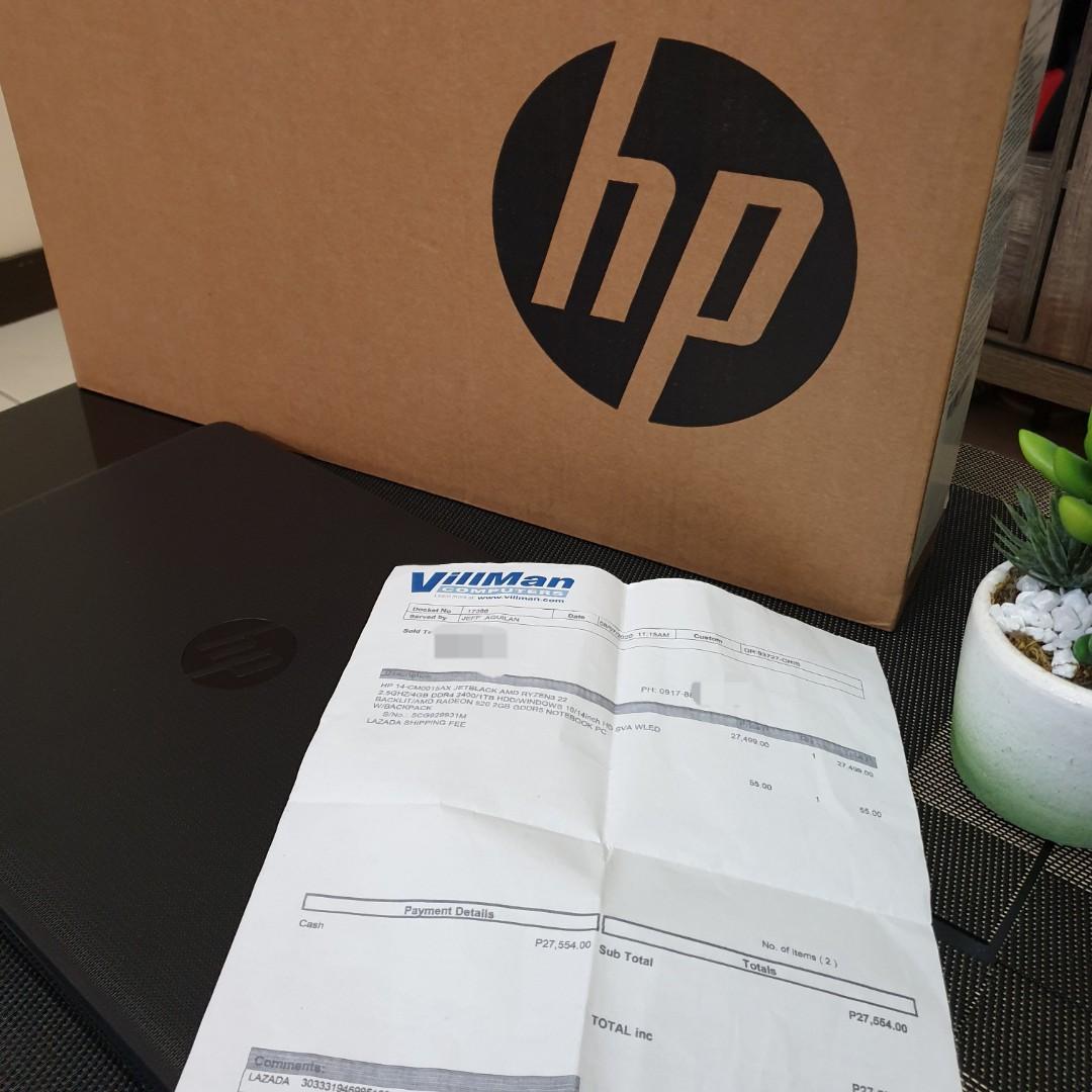 HP laptop (STILL NEW w/receipt), Computers & Tech, Laptops & Notebooks ...