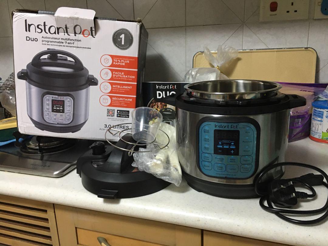 Instant Pot Duo 3 Quart, Furniture & Home Living, Kitchenware ...