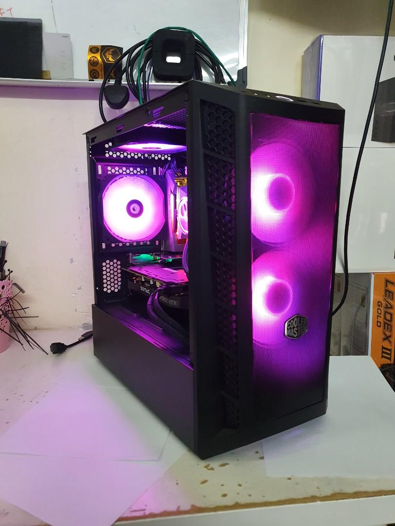 Max Airflow Coolermaster gaming pc ARGB settings for all colours and ...