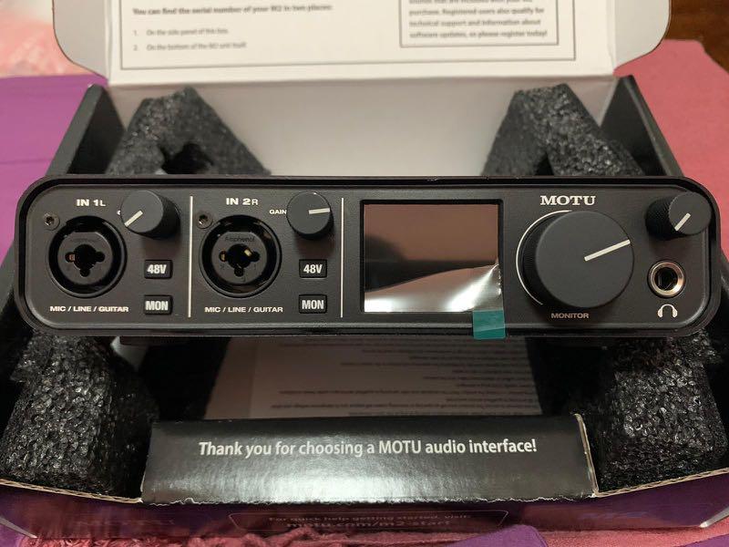 MOTU M2 Audio Interface, Hobbies & Toys, Music & Media, Musical ...