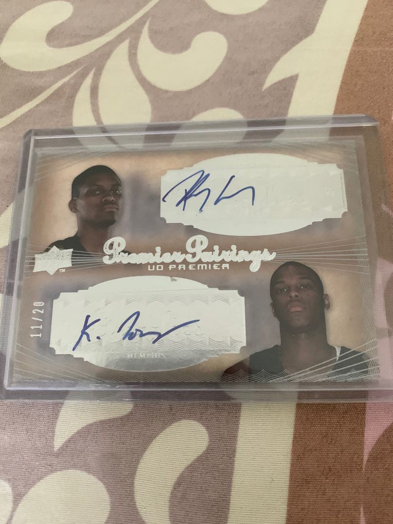 Nba cards autograph Rudy gay Kyle Lowry /20, Hobbies & Toys ...