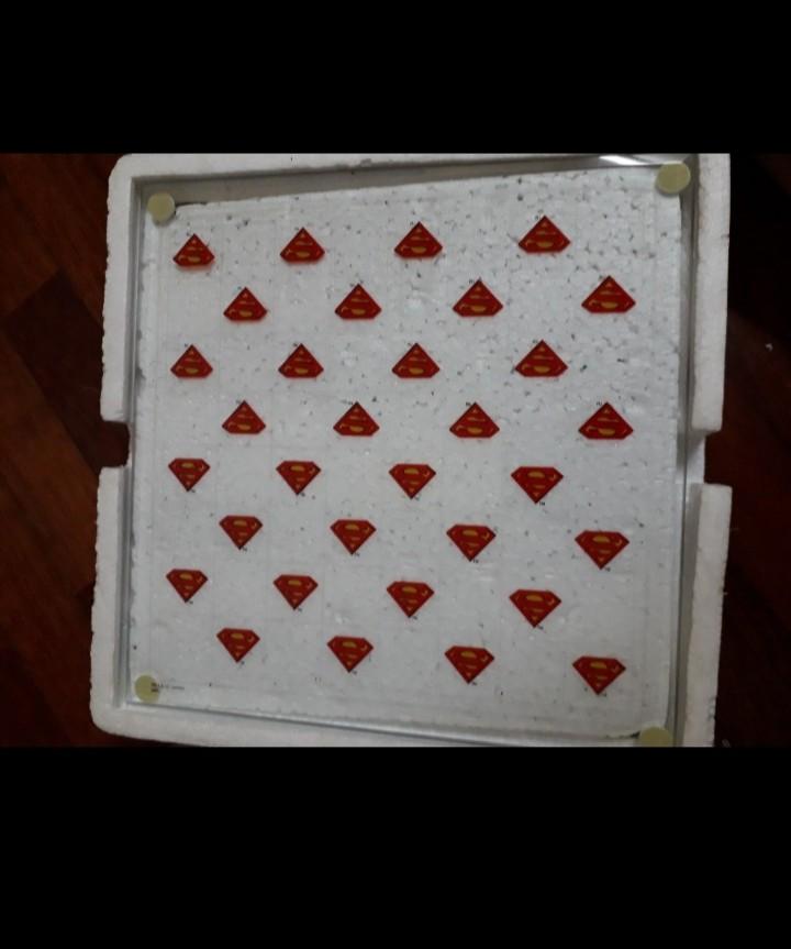 Original DC Superman Glass Chess Set, Hobbies & Toys, Toys & Games on ...