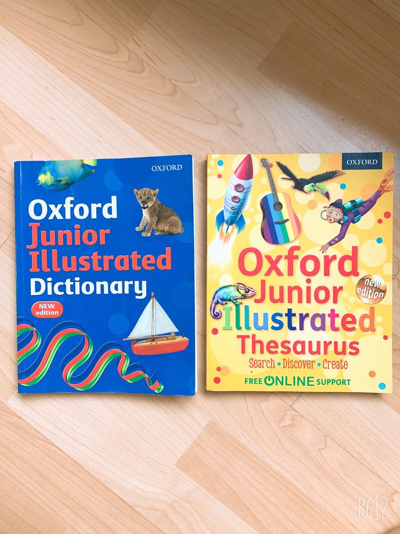 Oxford Junior Illustrated Dictionary and Thesaurus, Hobbies & Toys ...