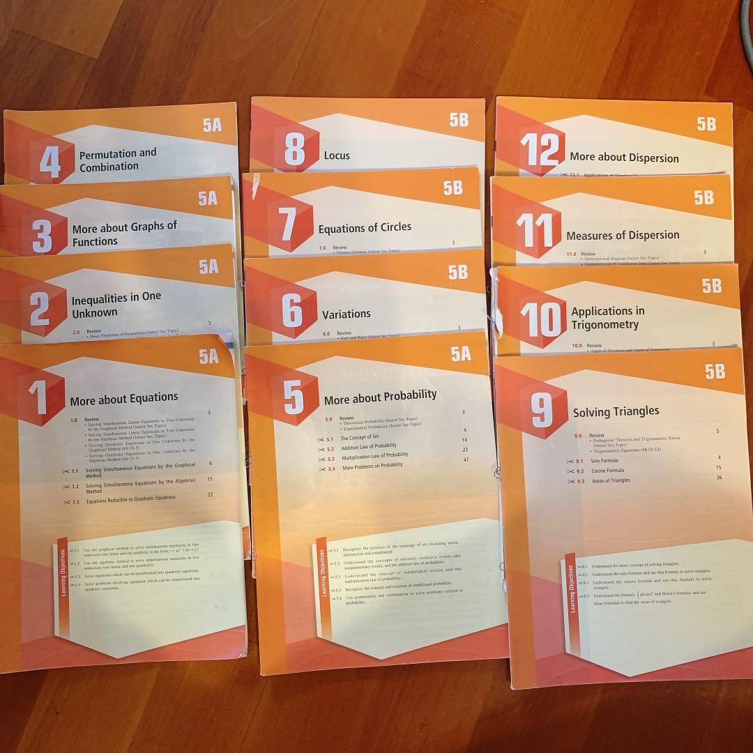 Oxford New Century DSE Form 5 Mathematics Core Textbook 5A 5B, 興趣及遊戲 ...